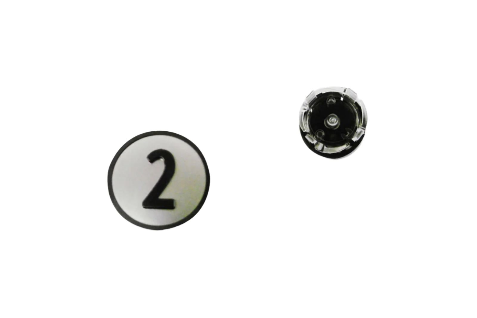Kone Push Button -2 Gray Tactile KSS COP – Elegant Lift Sweden AB