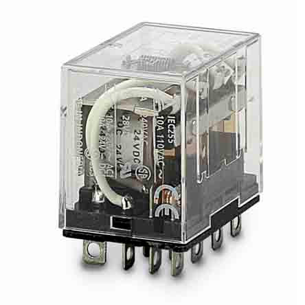 Omron Relay 24V DC Coil 10A 4PDT Plug In LY4I4N DC24 – Lift-Spares.se